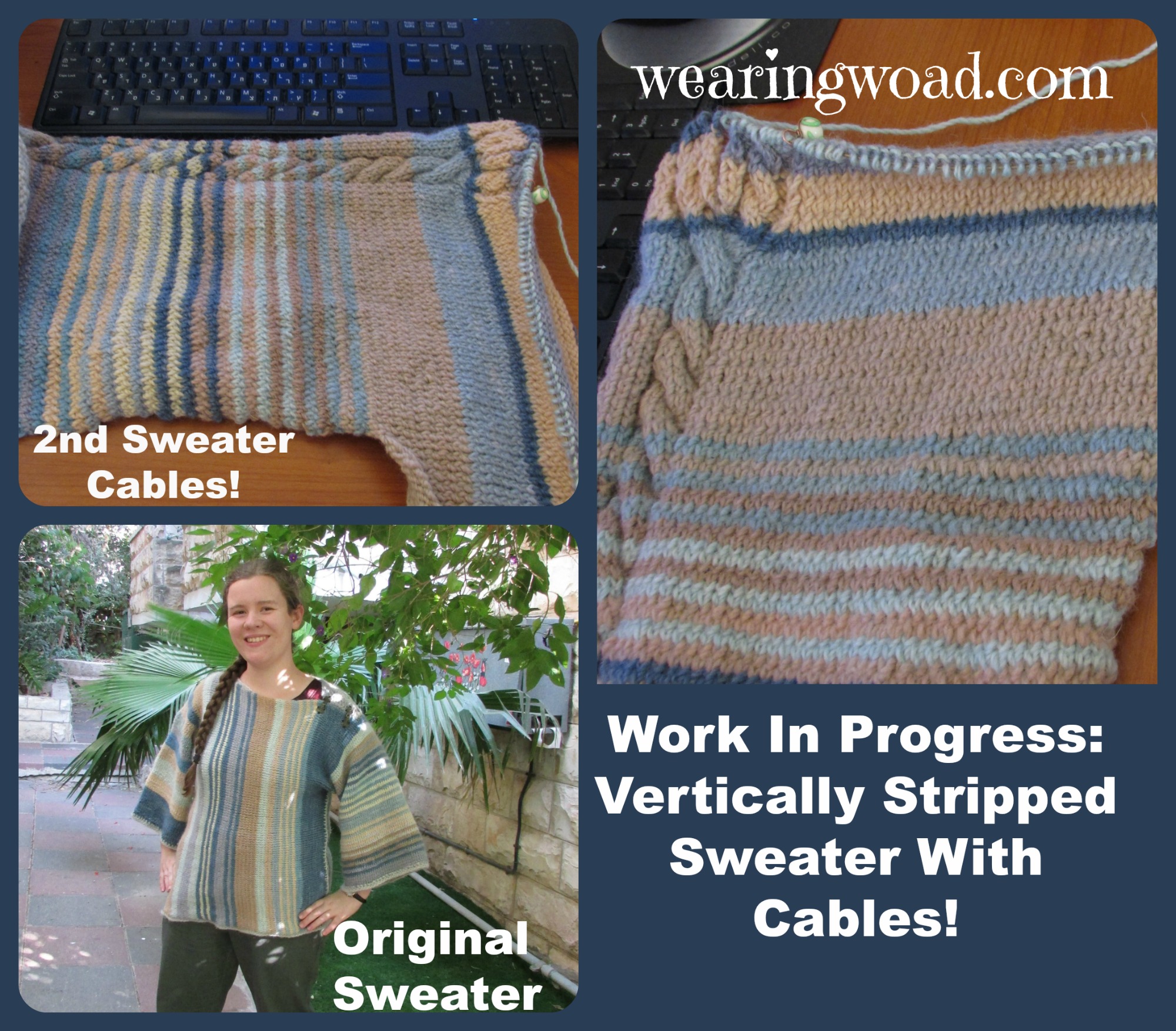 A Work in Progress Part Two: Vertically Stripped Sweater Pictures ...